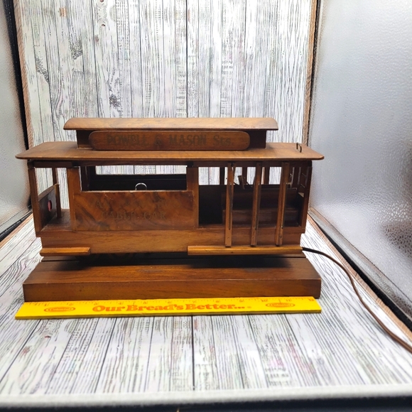 powell and masom | Other | Vintage Wooden Powell Mason San Francisco ...